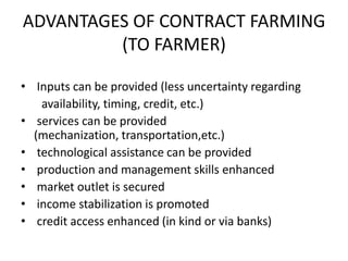 Contract Farming | PPT