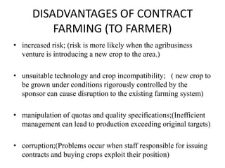 Contract Farming | PPT