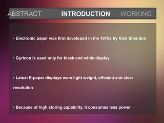 E-Paper Display | PPTX