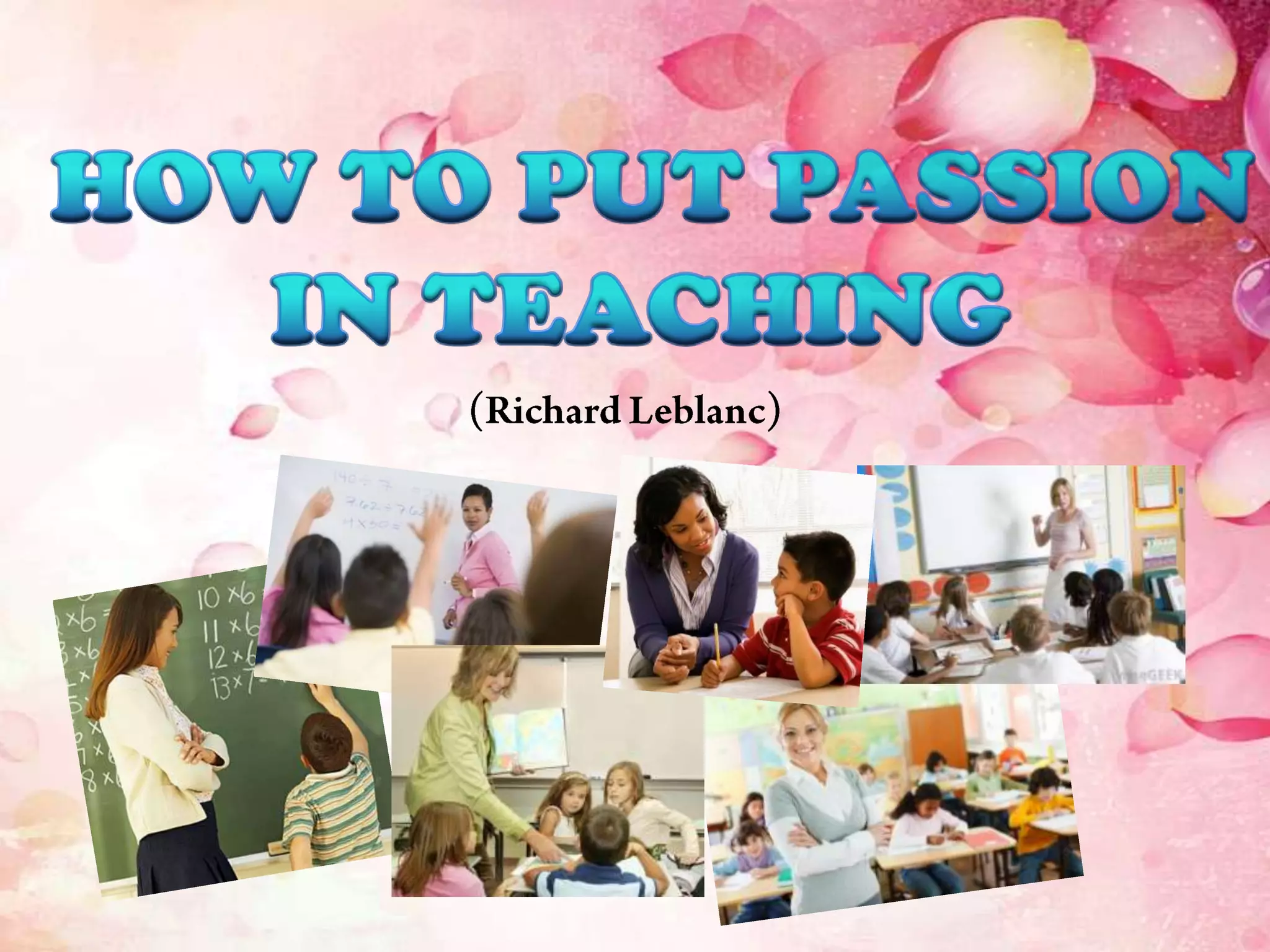 The Secret in Good Teaching | PPTX