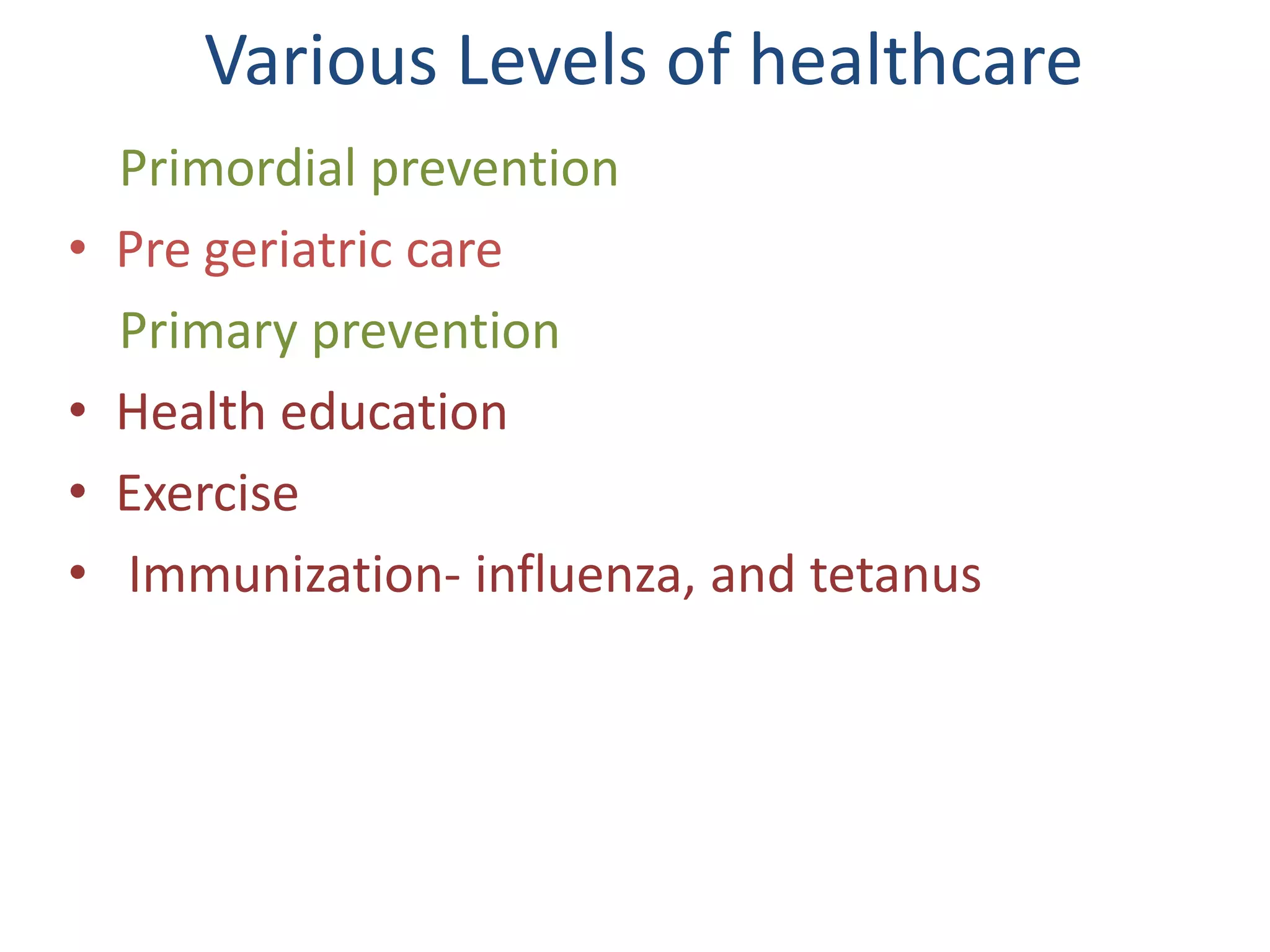 community geriatrics | PPTX