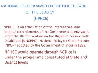 community geriatrics | PPTX