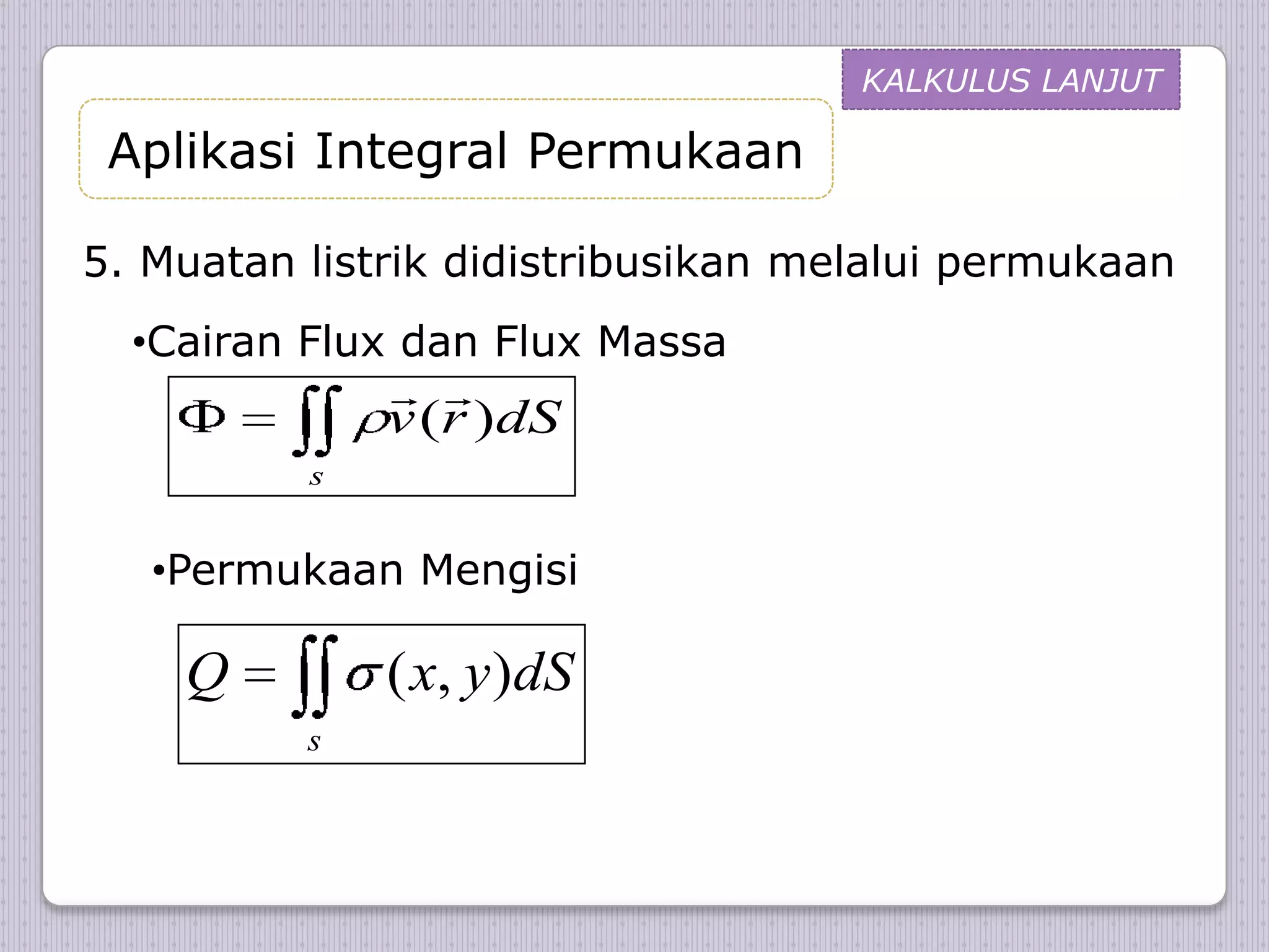 Integral Permukaan | PPTX