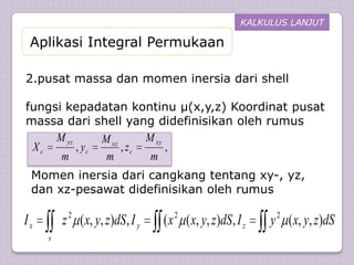 Integral Permukaan | PPTX