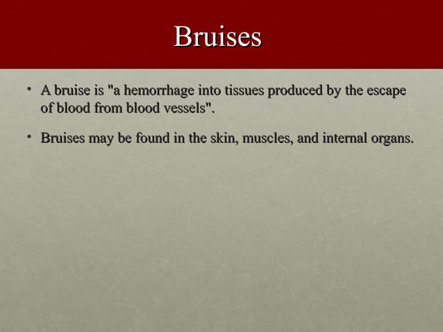 Wounds in forensic medicine | PPT | Death, Injury, or Military Conflict ...