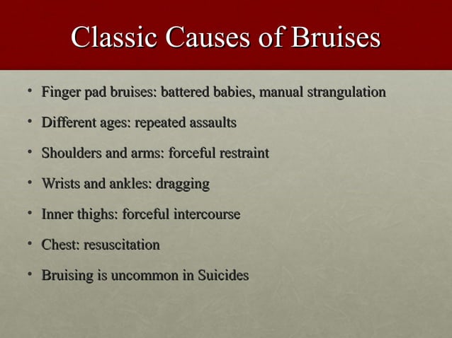 Wounds in forensic medicine | PPT | Death, Injury, or Military Conflict ...