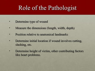 Wounds in forensic medicine | PPT