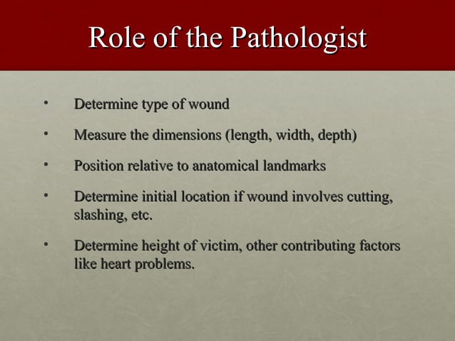 Wounds in forensic medicine | PPT | Death, Injury, or Military Conflict ...