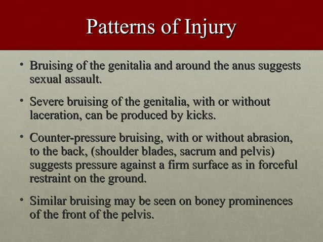 Wounds in forensic medicine | PPT | Death, Injury, or Military Conflict ...