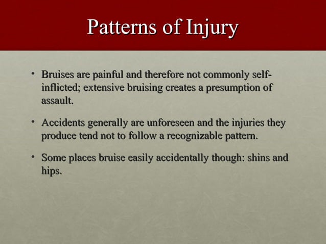 Wounds in forensic medicine | PPT | Death, Injury, or Military Conflict ...