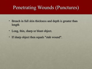 Wounds in forensic medicine | PPT