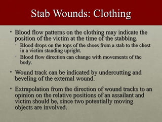 Forensic Factors Of Knife Wounds