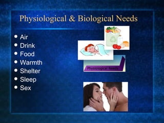 Maslow's Hierarchy of Needs | PPT