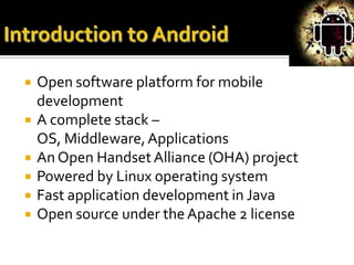 Android ppt | PPT