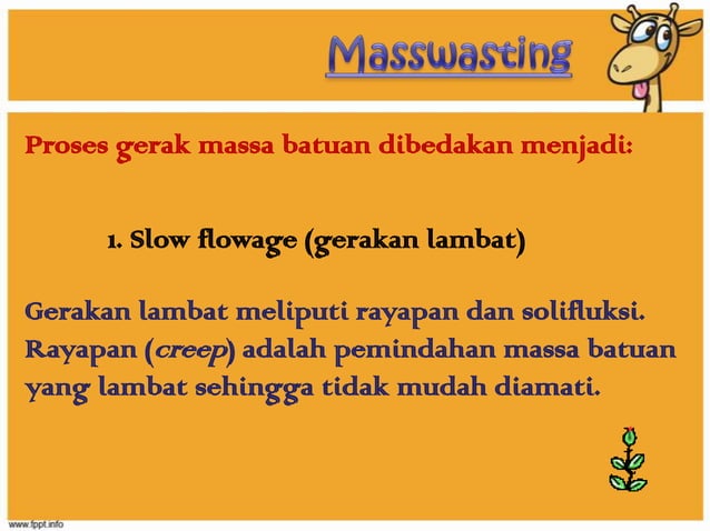 Masswasting | PPTX