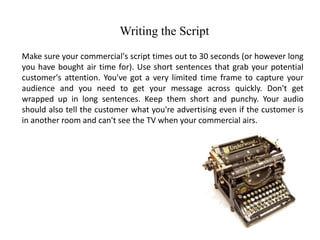 Creating Advertisements and Commercials | PPTX