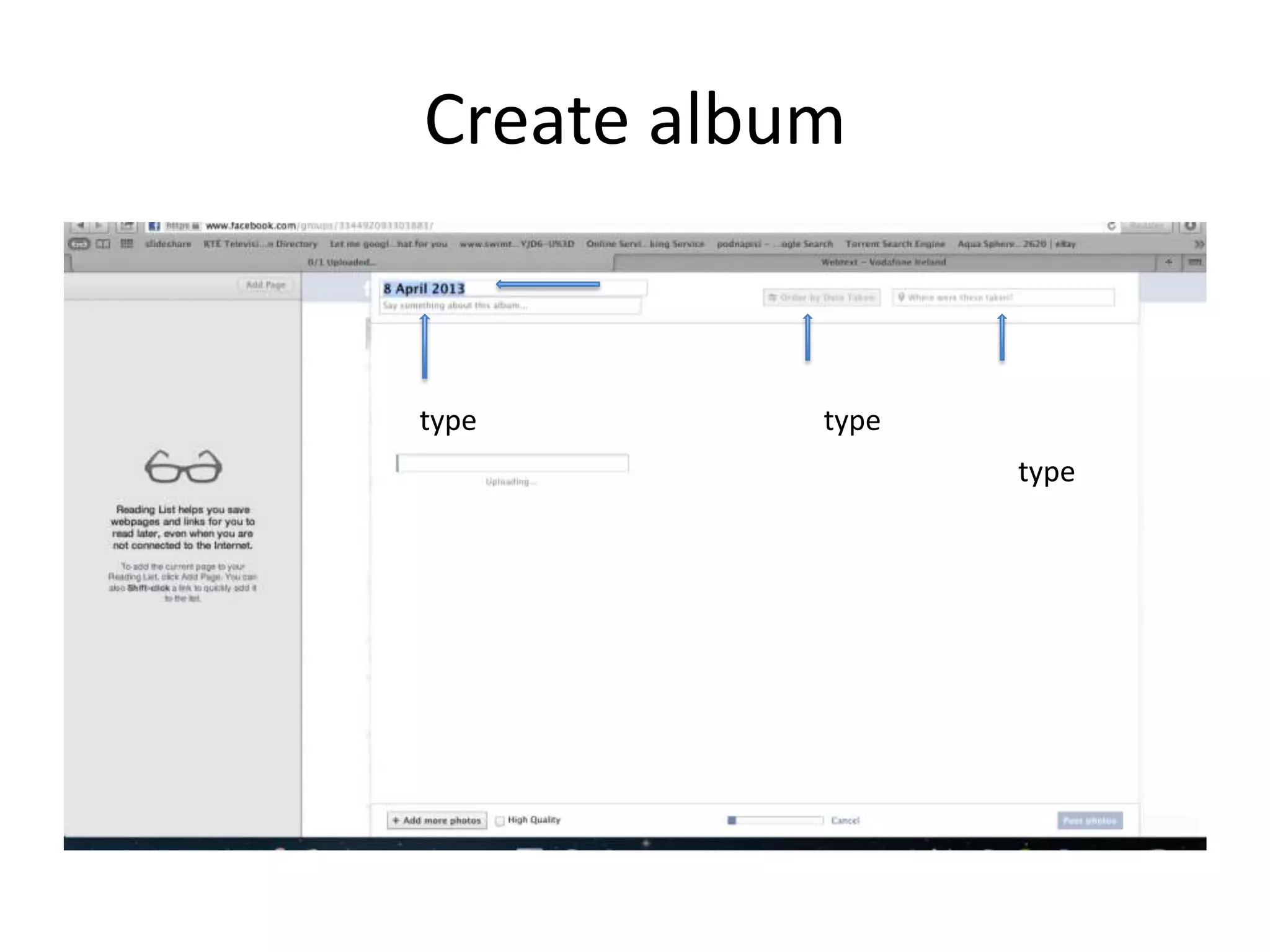 how to create album | PPTX