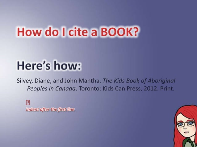 Citation Examples for Elementary Students | PPT