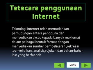 Etika penggunaan internet | PPTX