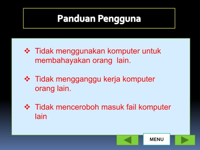 Etika penggunaan internet | PPTX