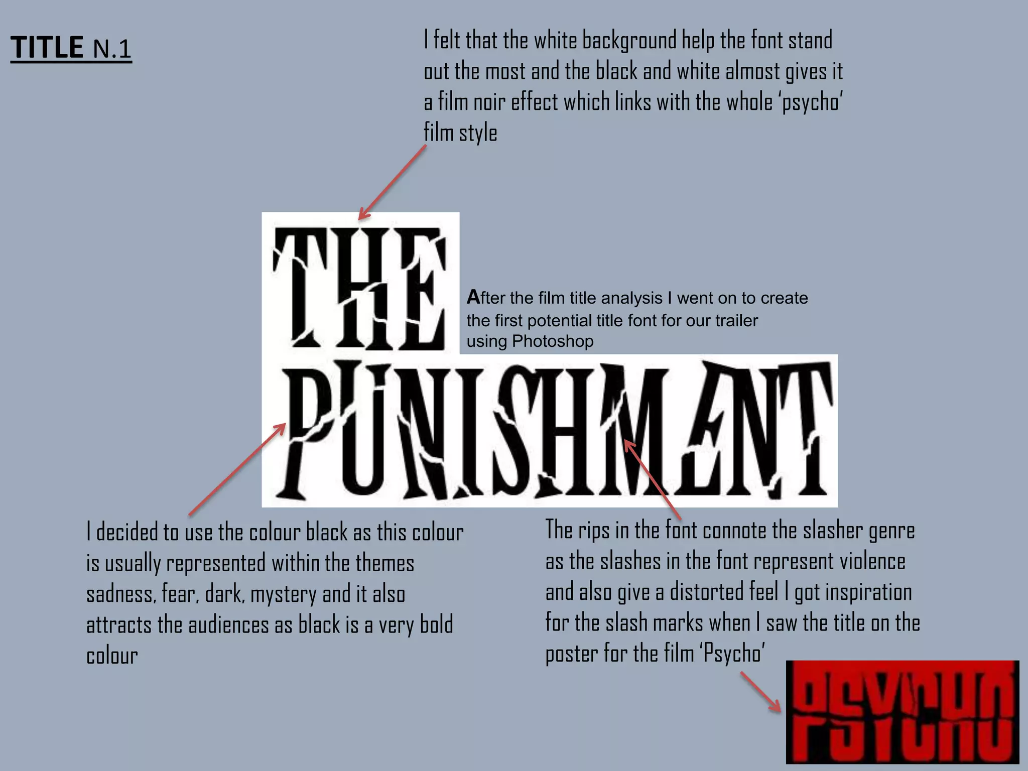 title analysis | PPTX