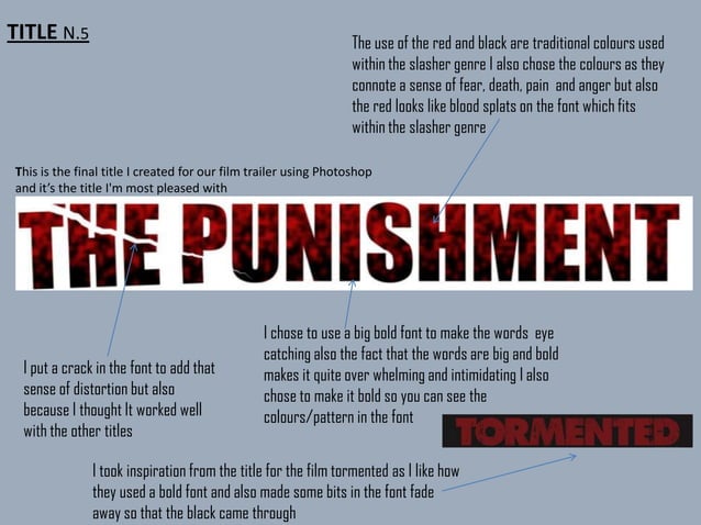 title analysis | PPT