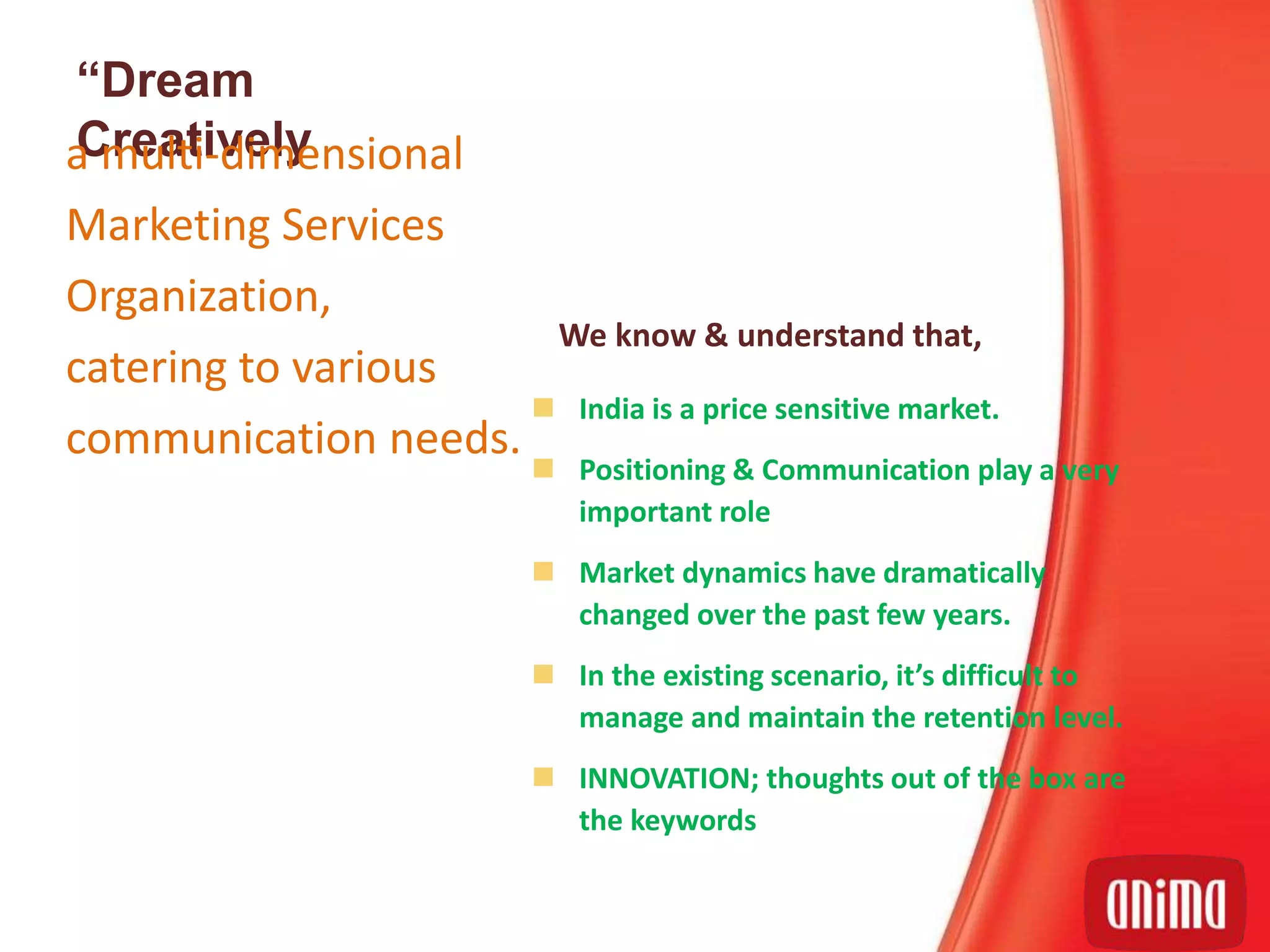 Anima Advertising and Event Management | PPT