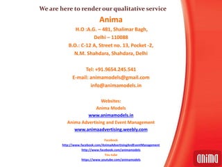 Anima Advertising and Event Management | PPSX