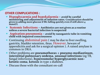 Diabetic ketoacidosis in children | PPTX