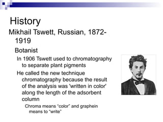 chromatography | PPT