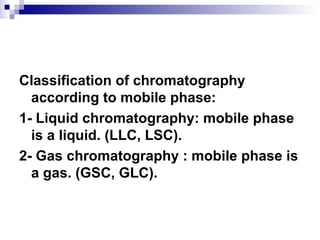 chromatography | PPT
