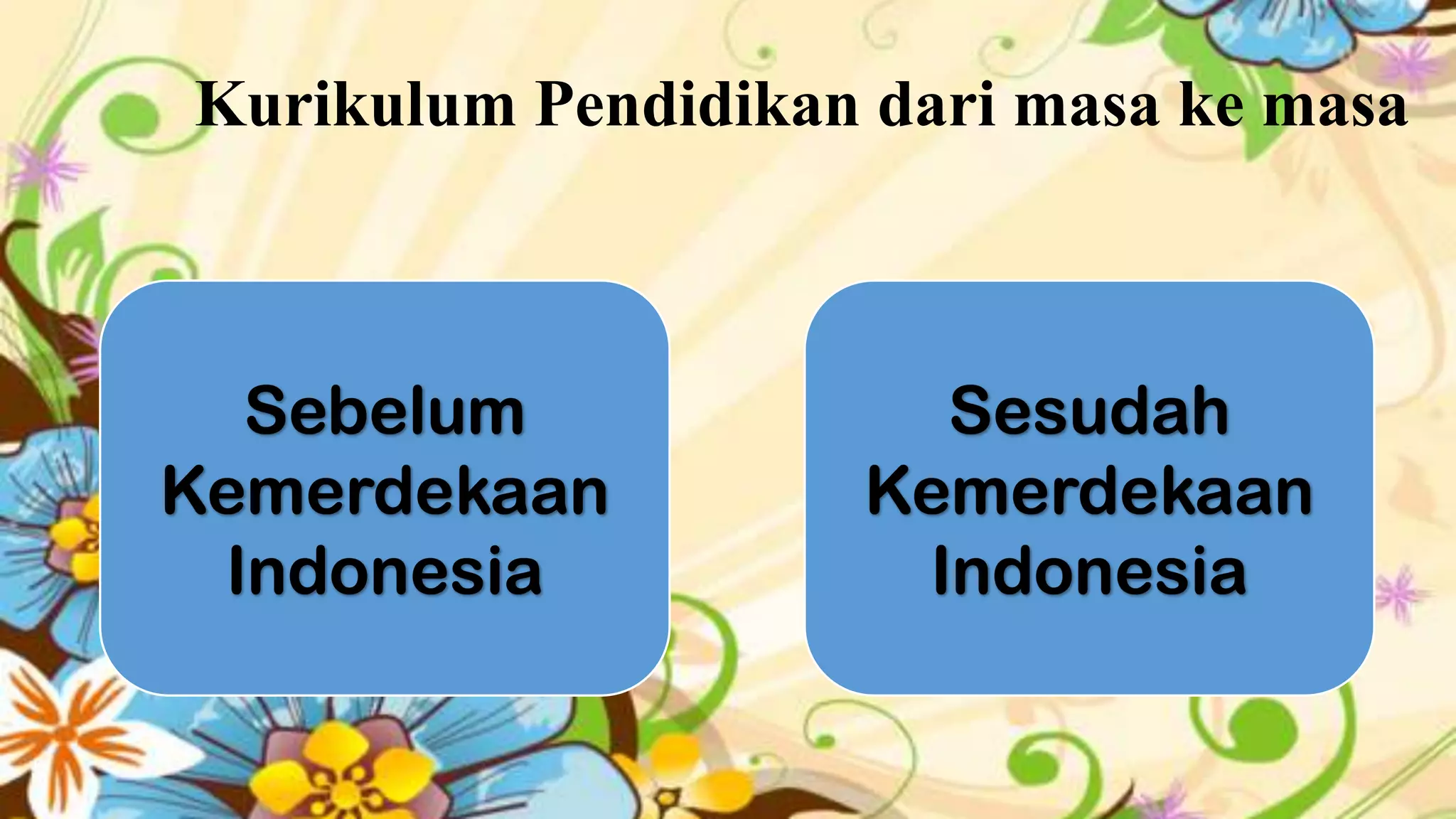 Perkembangan Kurikulum di Indonesia | PPTX