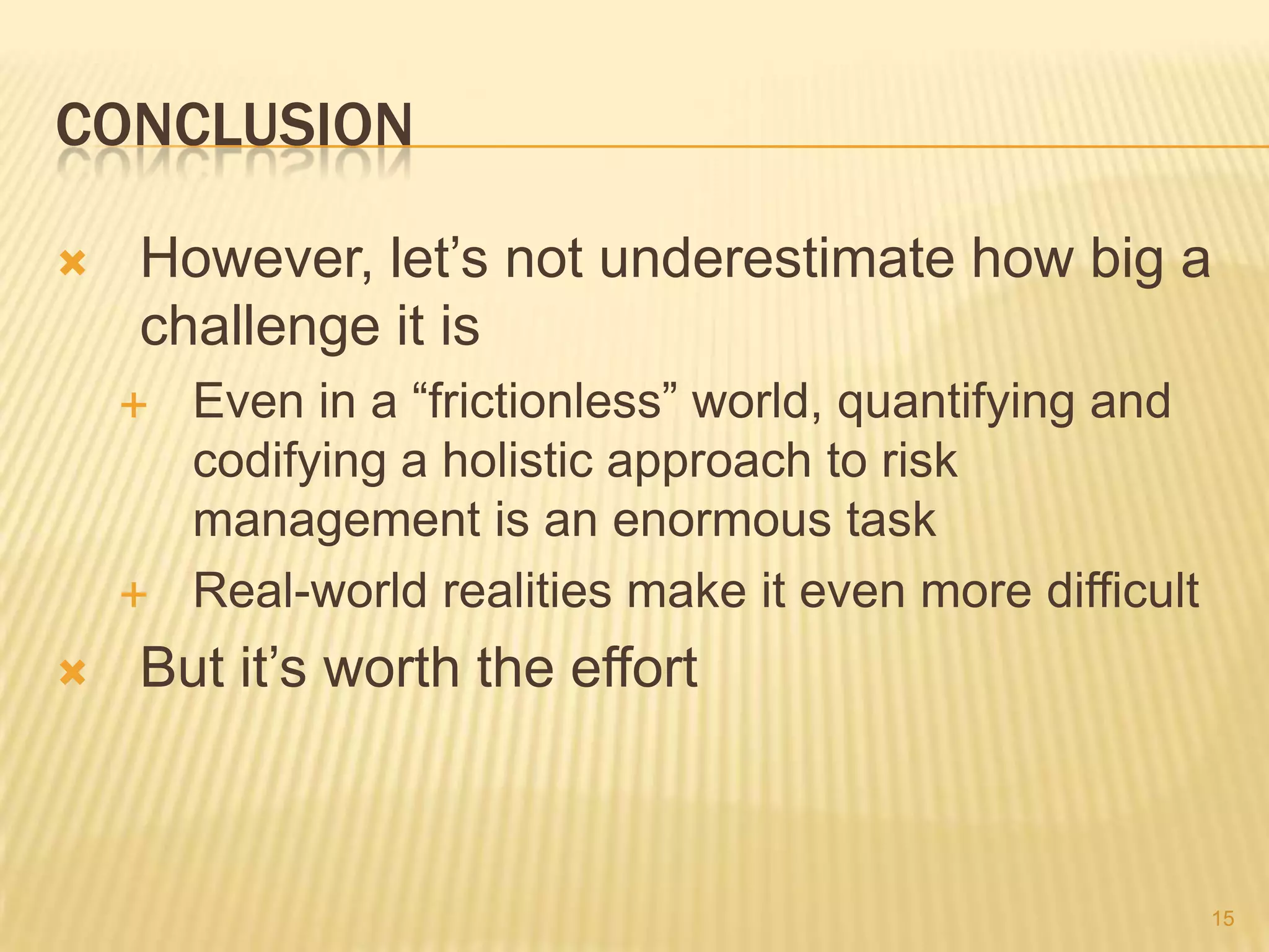 Enterprise Risk Management | PPTX