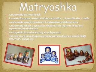 Russia | PPTX | Children\'s Games and Toys | Shopping