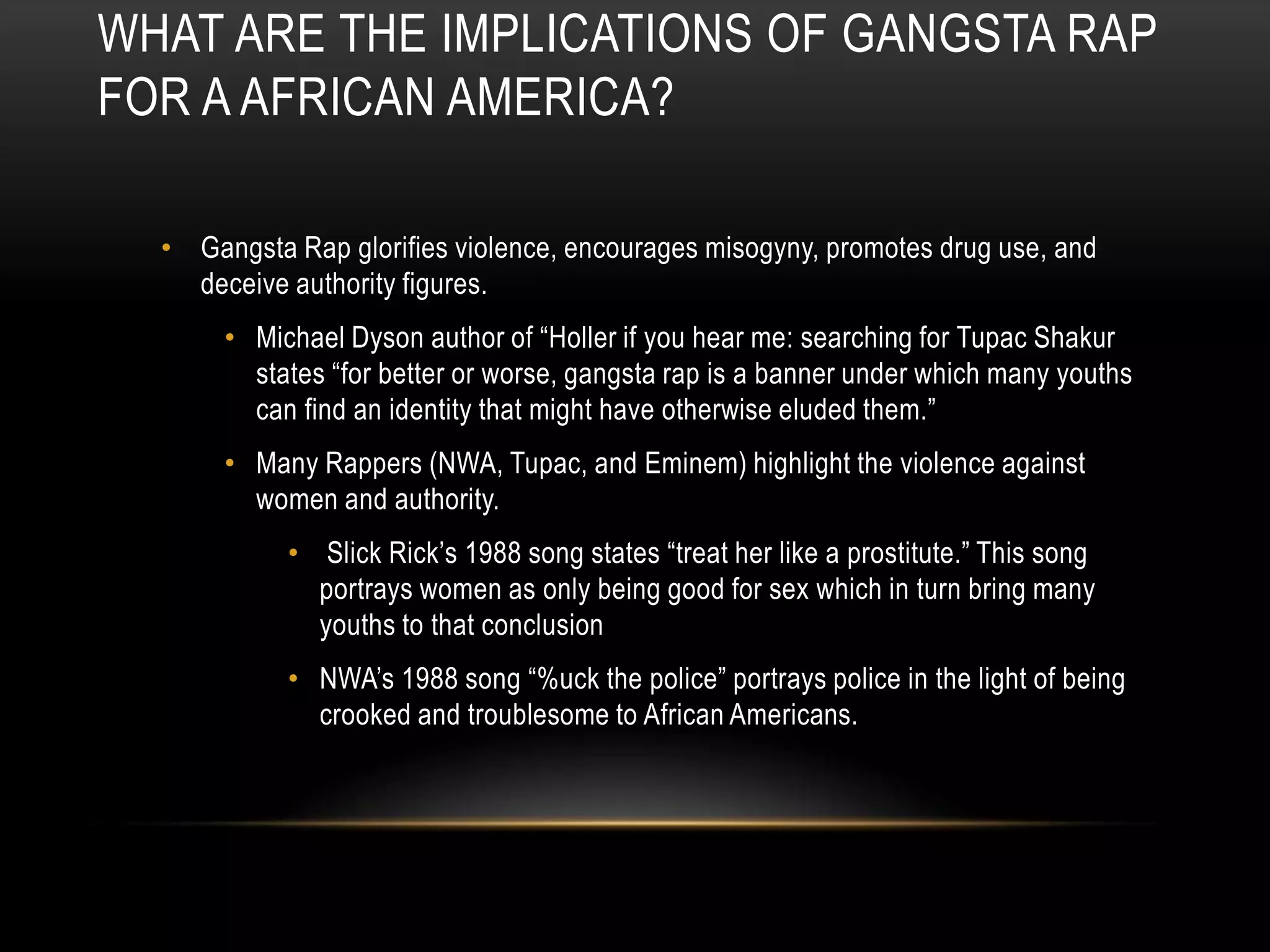 Gangsta Rap by Mary Jo Arris | PPT