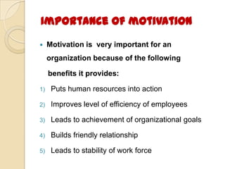 Motivating Administrative Staff | PPTX
