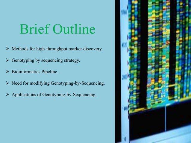 Genotyping by Sequencing | PPT