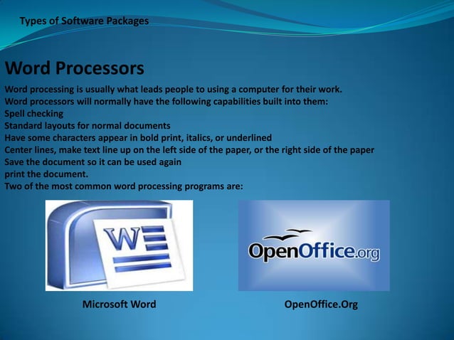 CONSIDERATION FOR PACKAGED SOFTWARE | PPT