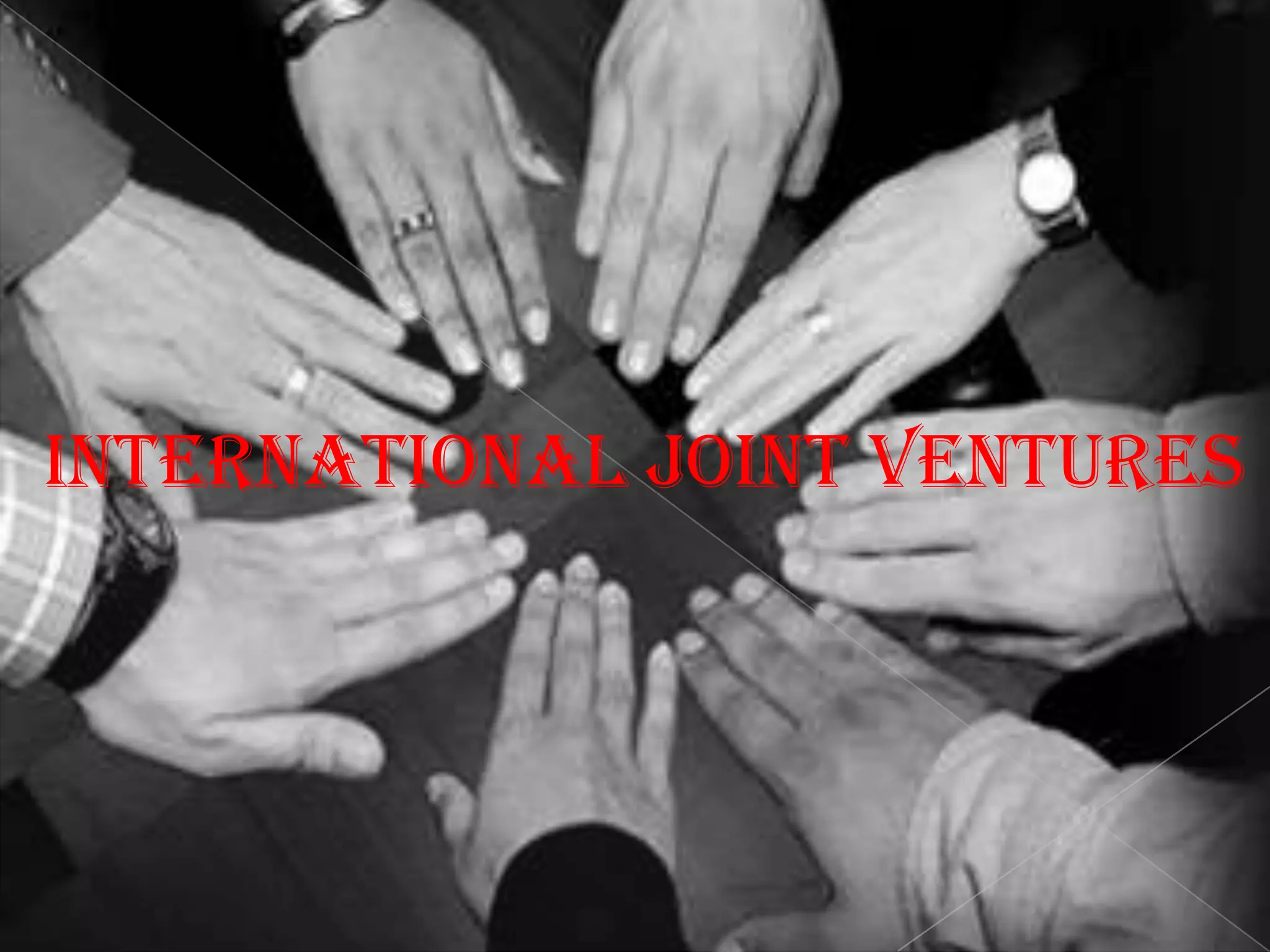 International joint ventures | PPT