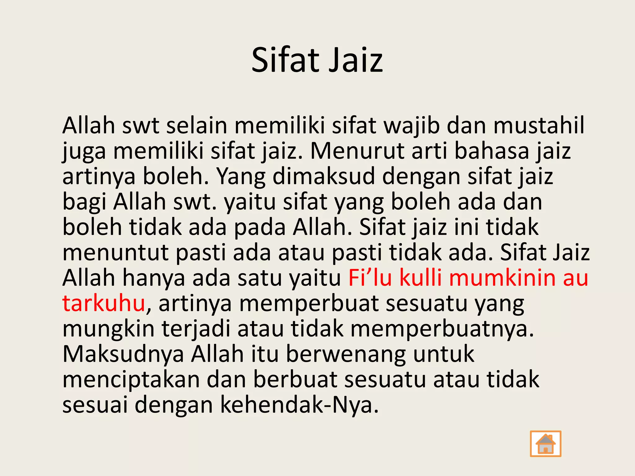Sifat-sifat Allah | PPTX
