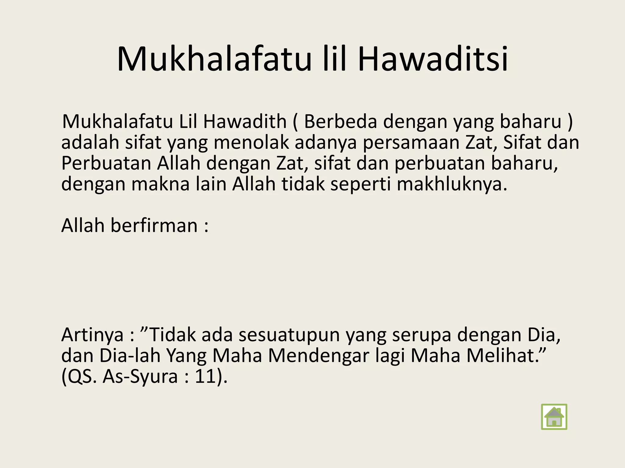 Sifat-sifat Allah | PPTX