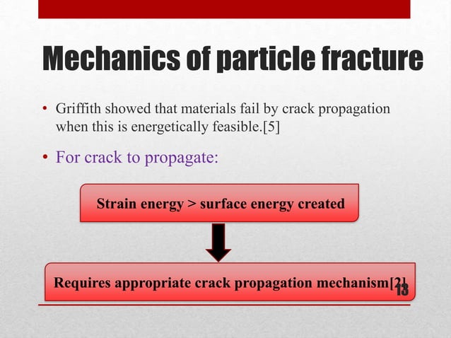 Comminution mechanism | PPTX | Physics | Science