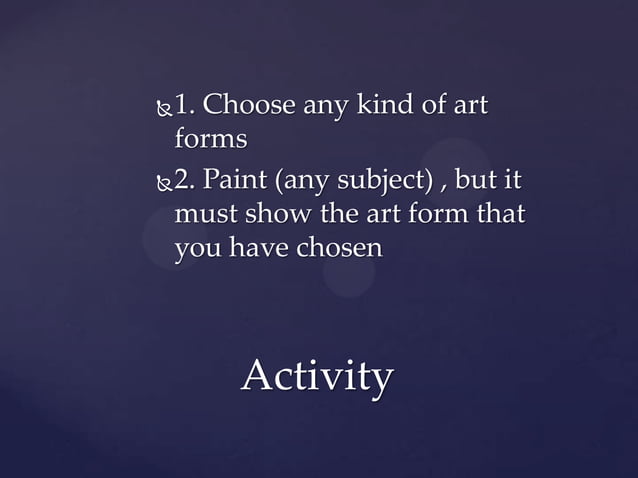 Art forms of the 20th Century | PPT