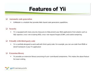 Introduce Yii | PPT