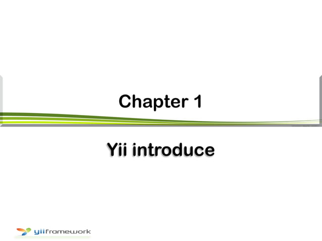 Introduce Yii | PPT