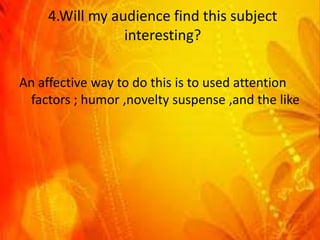 public speaking chapter 2 | PPT