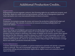Job roles within the film industry | PPT
