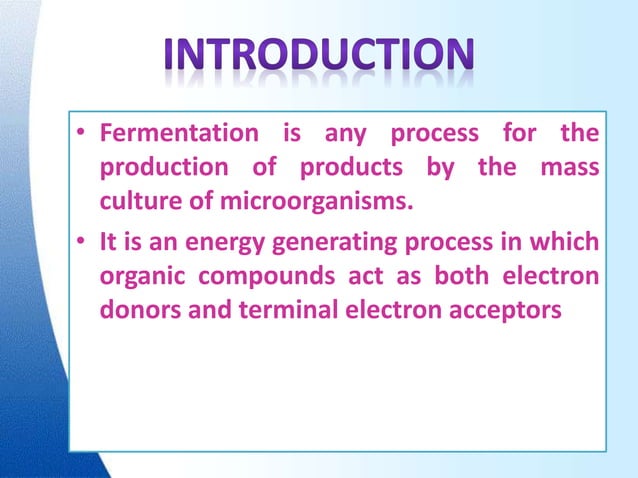 Fermentation technology | PPT