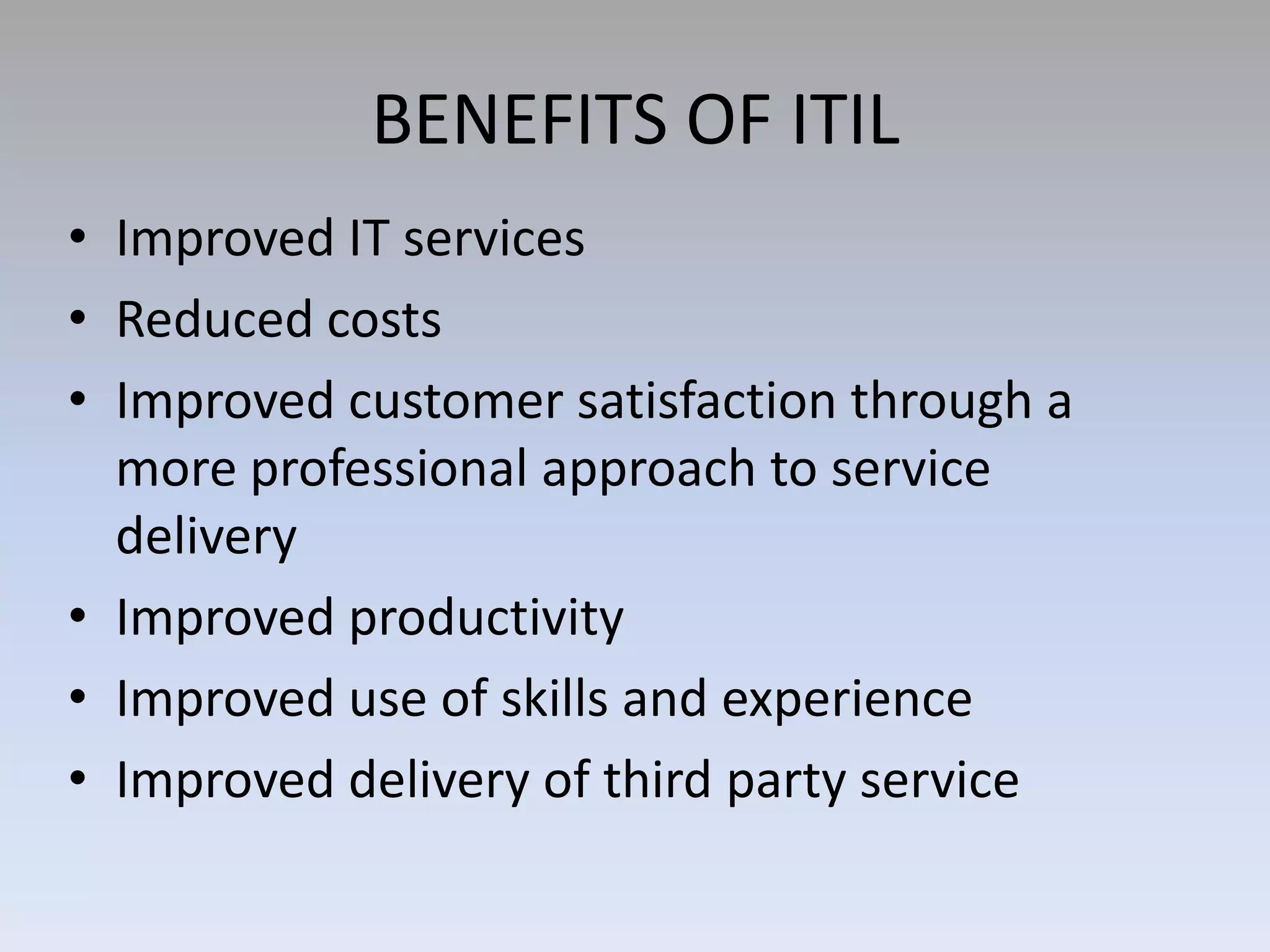ITIL Training | PPTX