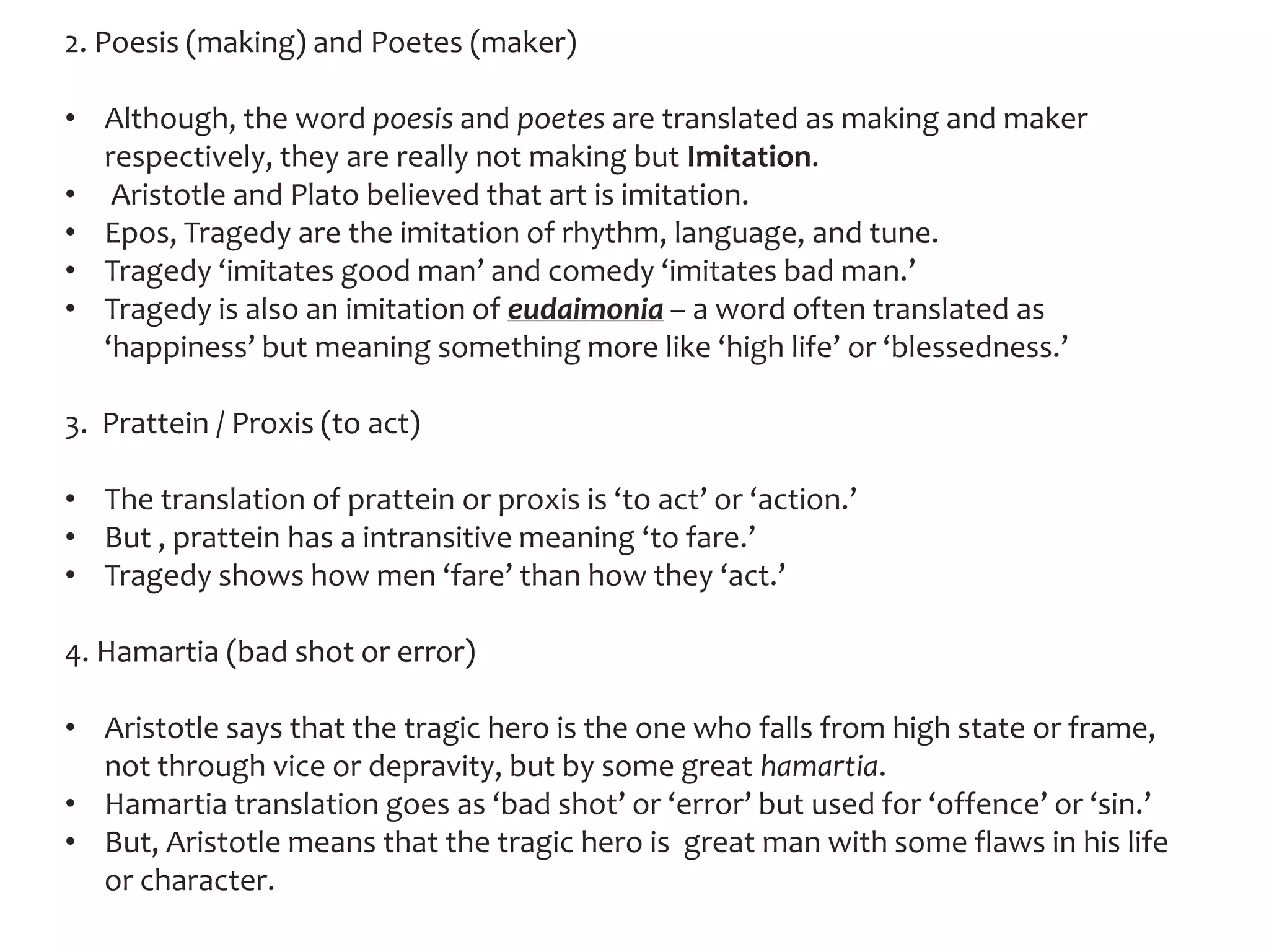 Preface To Poetics by Aristotle | PPTX